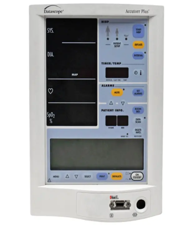 Monitor de signos vitales DATASCOPE ACCUTOR PLUS - insumosgenerales.com